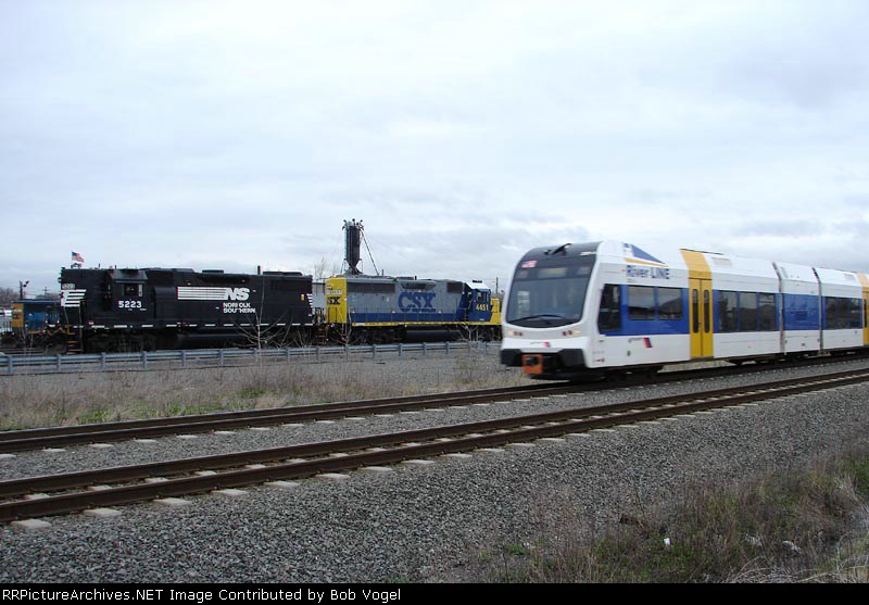 NJT 3507, NS 5223, & CSX 4451